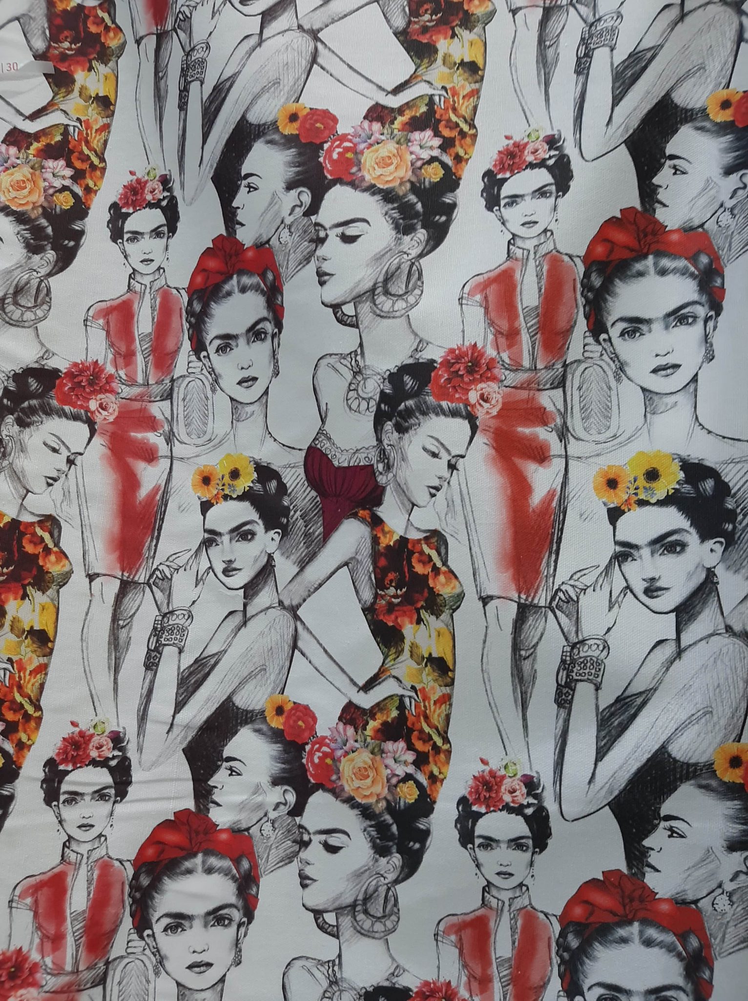 Βαμβακερό καραβόπανο FRIDA FASHION-ΦΡΙΝΤΑ ΚΑΛΟ 11080152 Ε Ξ Α Ν Τ Λ Η Θ ...